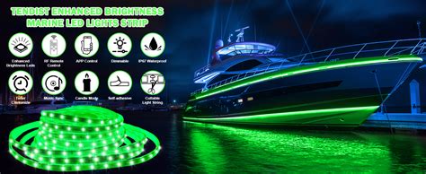 50ft Waterproof Marine Led Strip Lights With Remote