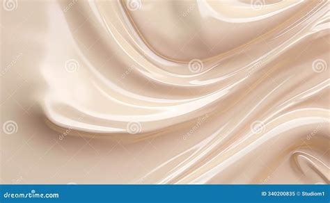 Foundation Creamy Texture Different Skin Tone Smear On The White