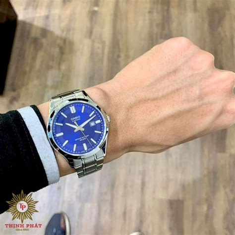 CASIO MTS-100D-2AVDF - NAM – QUARTZ (PIN) – KÍNH SAPPHIRE - DÂY KIM ...