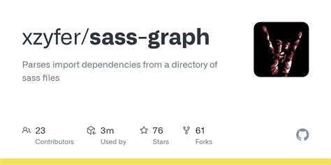Github Xzyfer Sass Graph Parses Import Dependencies From A Directory Of Sass Files
