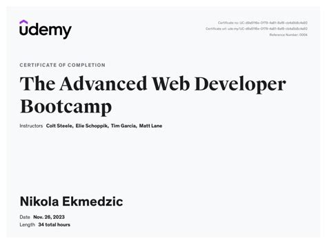 Nikola Ekmedzic On Linkedin Webdevelopment Continuouslearning Achievementunlocked