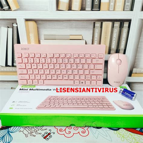 Jual Mouse Keyboard Robot Km3000 Km 3000 Portable Mini Wireless Keyboard Shopee Indonesia