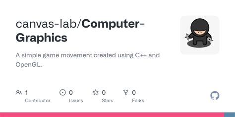GitHub Canvas Lab Computer Graphics A Simple Game Movement Using