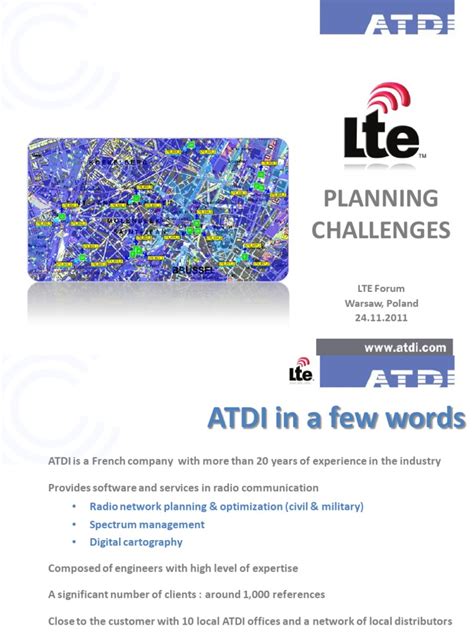 Atdi Lte Planning Challenges Pdf Electromagnetic Interference Lte