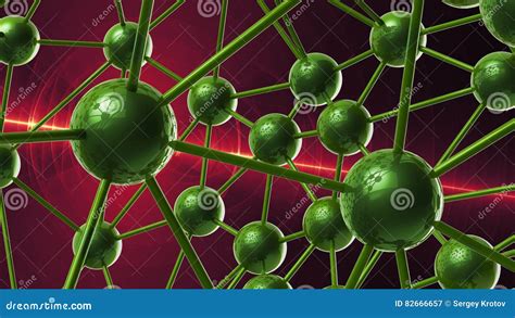 Green Molecular Geometric Chaos Abstract Structure Science Technology Network Connection Hi