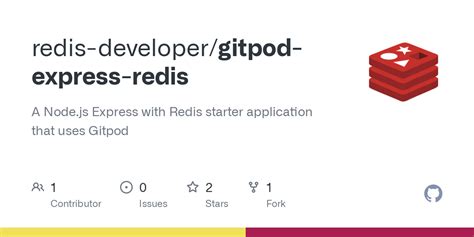 GitHub Redis Developer Gitpod Express Redis A Node Js Express With Redis Starter Application