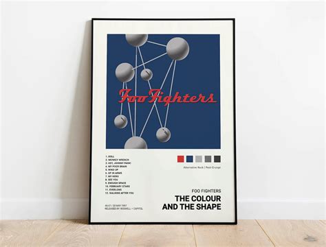 Foo Fighters The Colour And The Shape Album Cover Poster Architeg