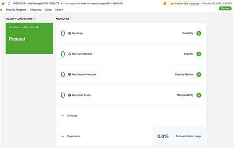 sonar pull request analysis is not showing any measures or code