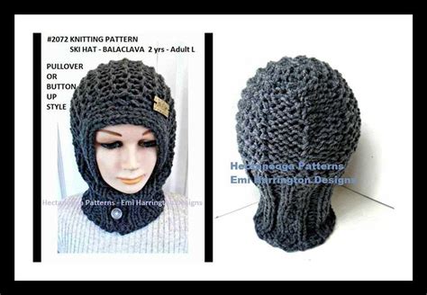 Cozy And Stylish Download A Free Knitting Pattern For A Mens Balaclava