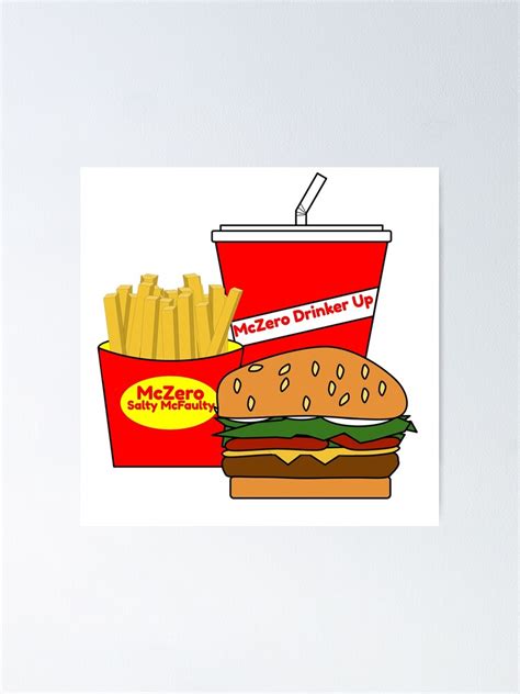 The Mczero Mctasty Combo Poster For Sale By Hydezero Redbubble