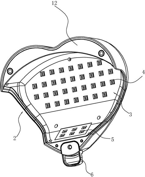 LED美甲光疗烤灯的制作方法