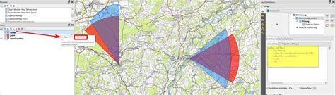 Buffer QGIS Drawing Segment Of Azimuth From Values Defined Geographic Information Systems