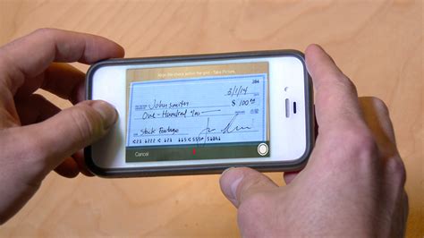 mobile check deposit app screen the callaway bank