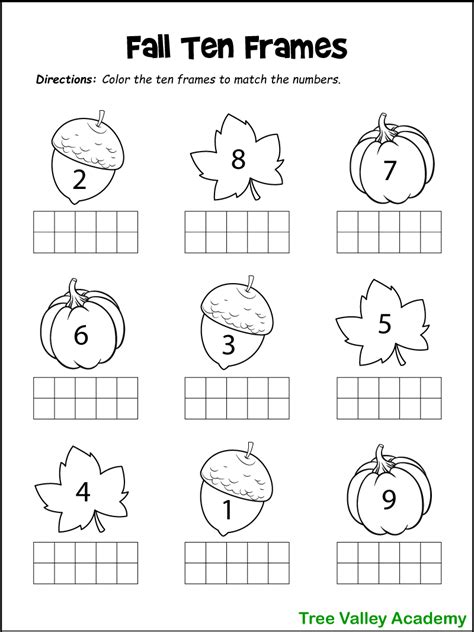 Fall Math Worksheets Artofit
