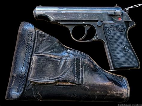 Wwii German Walther Pp Pistol Rfv Unit Reichs Finanz Verwaltung