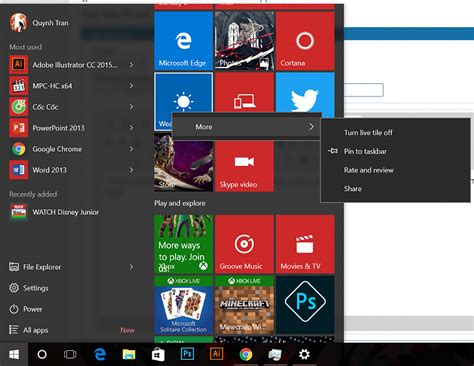 Can Not Customize The Start Menu Solved Windows 10 Forums
