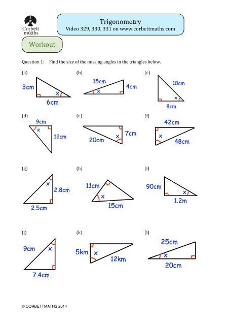 Exercises Right Angle Trigonometry Mathematics Libretexts 55 Off