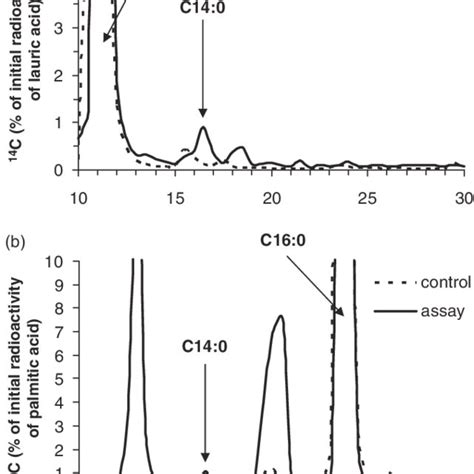 Hplc Separation Profiles Of Radiolabelled Fatty Acids Obtained After Download Scientific