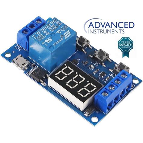 Advanced™ Timer Module Trigger Cycle Timer Circuit Timing Switch Turn Onoff Relay Board Module
