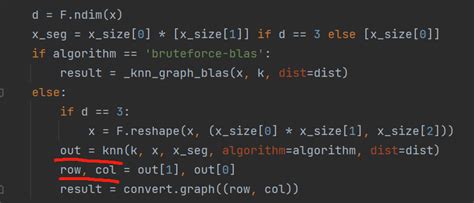 Are The Rows And Columns Returned By Knn Sorted According To The Metric Function Or Are They