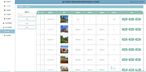 django基于微信小程序的高校评教系统的设计与实现 程序 开题报告 基于小程序的教学评价系统开题报告 研究的基本内容 csdn博客