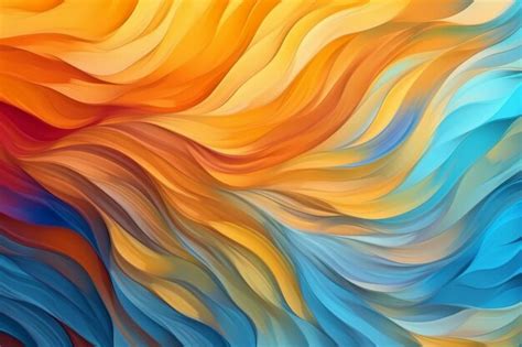 Premium Ai Image Abstract Swirling Color Splash Art Background