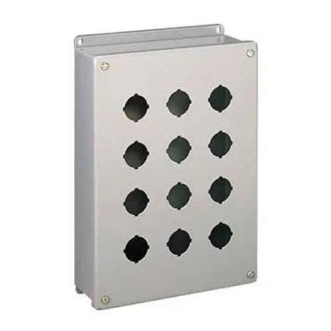 White Stainless Steel Push Button Enclosure Rectangle At Piece In Vasai