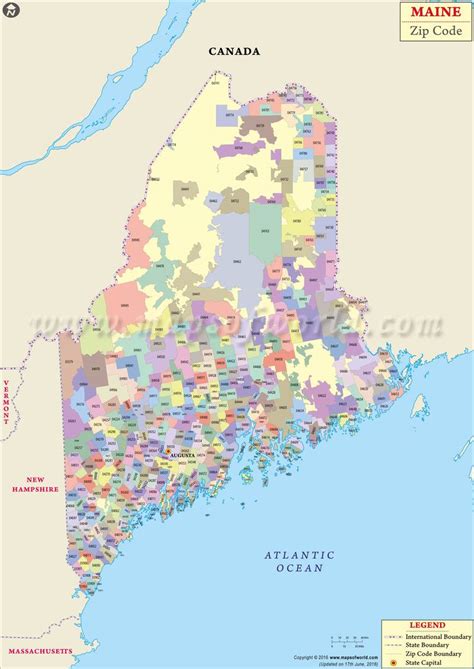 Maine Zip Codes Map List Counties And Cities 11352 Hot Sex Picture