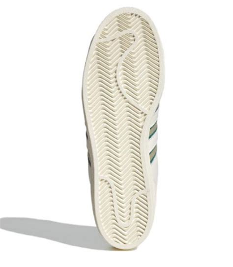 Adidas Originals Superstar Shoes Cream White Green Gold Ie2931