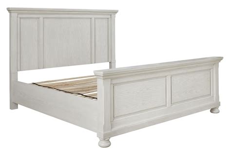 Shop Robbinsdale King Panel Bed In Antique White