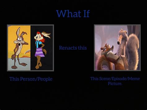 If Wile E And Trixie Did Scrat Saving Scratte By Topcatmeeces97 On Deviantart