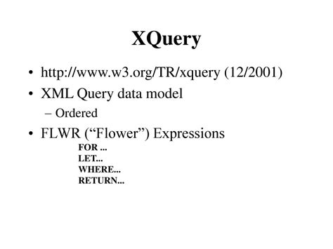 Querying Xml And Semistructured Data Ppt Download