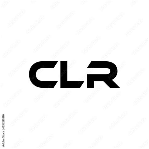 Clr Letter Logo Design With White Background In Illustrator Vector Logo Modern Alphabet Font