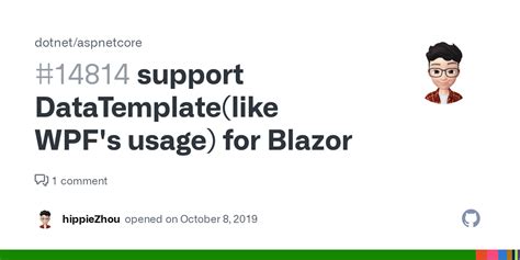 Support Datatemplatelike Wpfs Usage For Blazor · Issue 14814