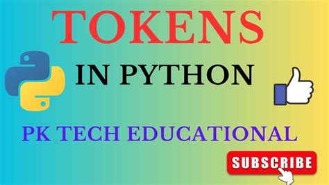 Tokens In Python Youtube
