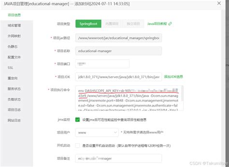 解决宝塔面板中 spring boot 项目无法获取环境变量的问题 宝塔环境变量 csdn博客