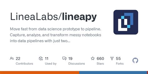 GitHub LineaLabs Lineapy Move Fast From Data Science Prototype To