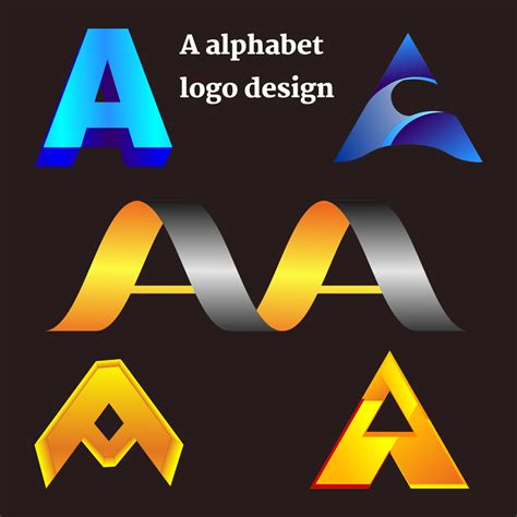 As Alphabet Logo Alphabet Logo Maker Create Alphabet Logos In