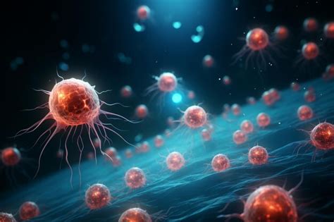 Premium Ai Image Cancer Cell Oncology Research Structure Mutation