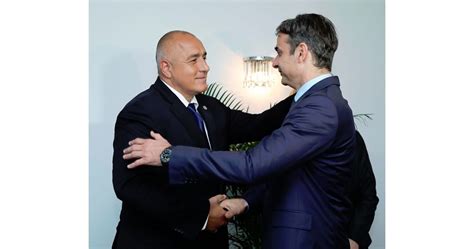 Борисов се срещна с председателя на „Нова демокрация“ Кириакос Мицотакис