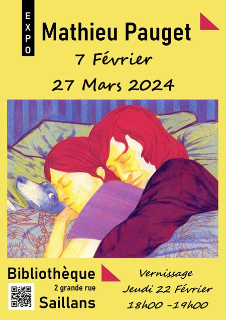 Expo Mathieu Pauget Du 7 Février Au 27 Mars 2024 Bibliothèque De