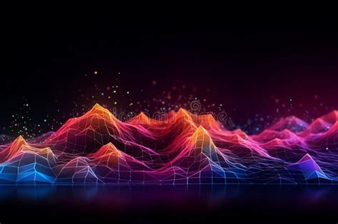 Vibrant Illustration Captures The Essence Of Data Flow Through Dynamic
