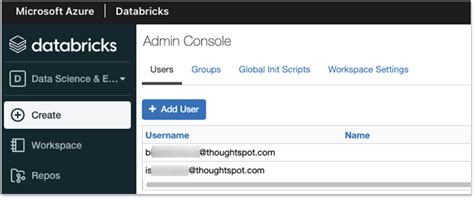 Configure OAuth For A Databricks Connection ThoughtSpot Software