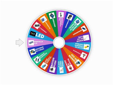 Ruleta Arduino Rueda Aleatoria