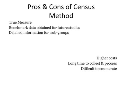 Census And Sampling Pptx