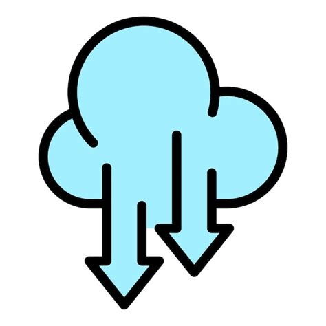Premium Vector Cloud Backup Icon Outline Cloud Backup Vector Icon For