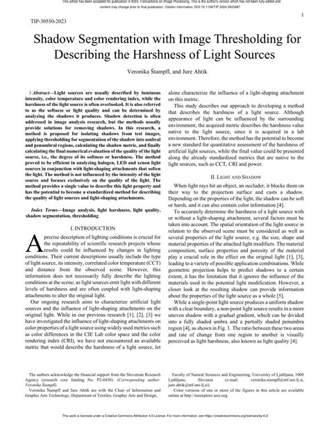 Pdf Shadow Segmentation With Image Thresholding For Describing The