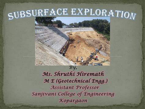 Subsurface Exploration Geotechnical Engineering