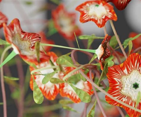 Artstation Procedural Garden Flower Foolwadi Field Generator Geometry Nodes Blender Resources