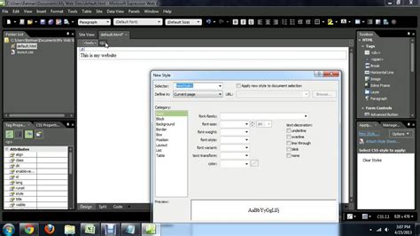 How To Use Microsoft Expressions And Css For Beginners Tech Niche Youtube